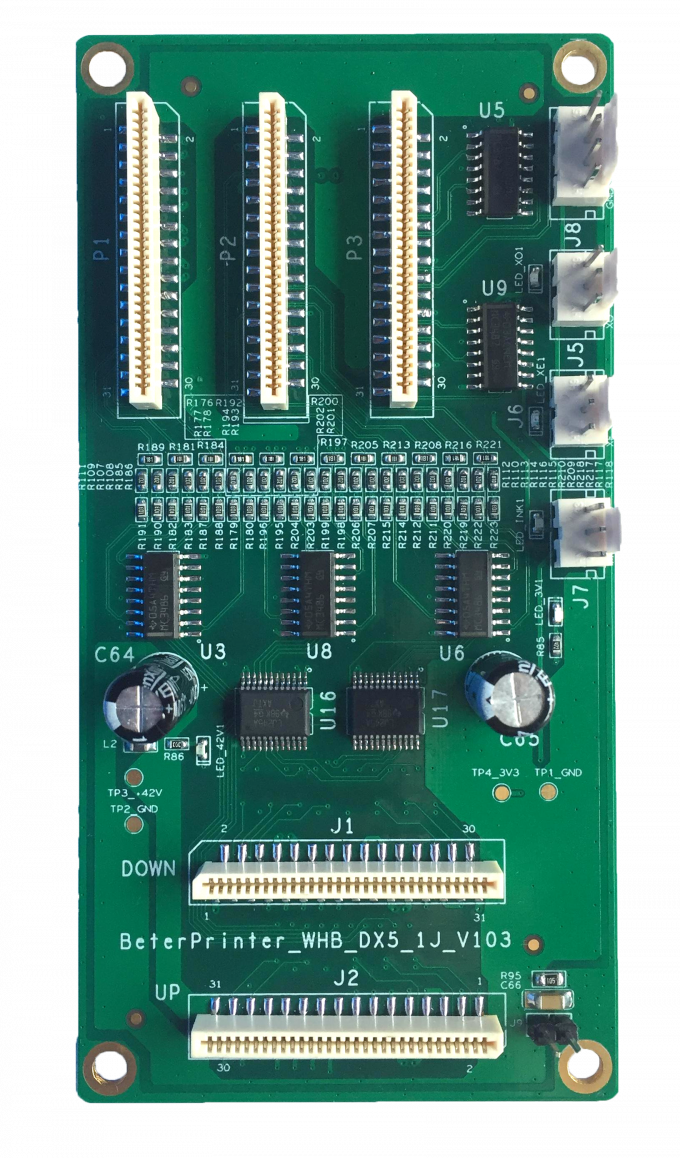 DX5 Single Head Inkjet Print Control System Inkjet Board For Flatbed ...