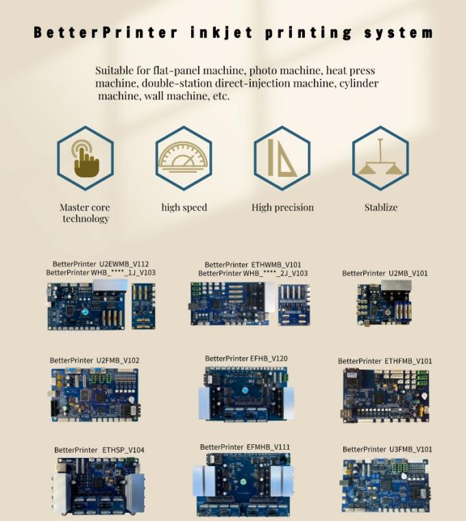 TX800 Print Board Set Crystal Label Printer Mainboard For UV Flat Panel ...