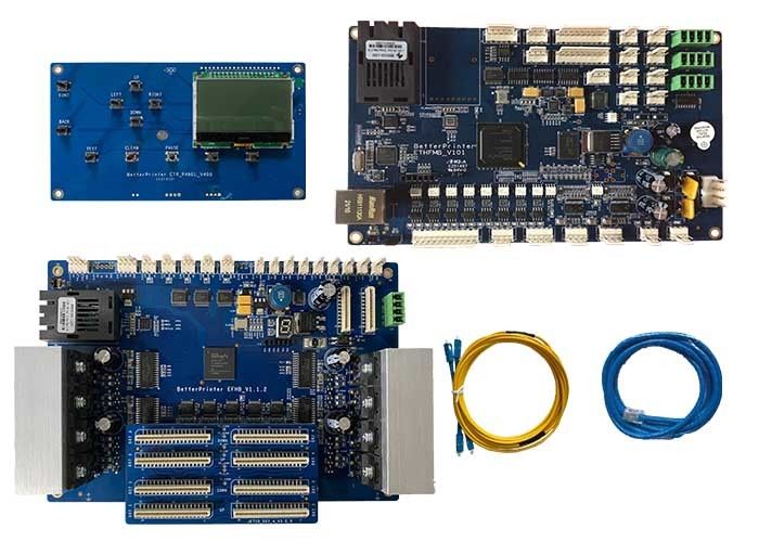 Network Interface DX7 Four Printhead Inkjet Printer System