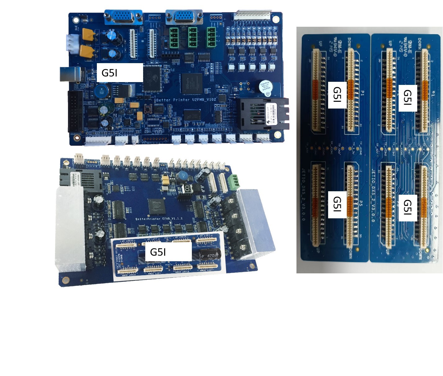 G5I Ricoh double printhead control system for high drop printing ...