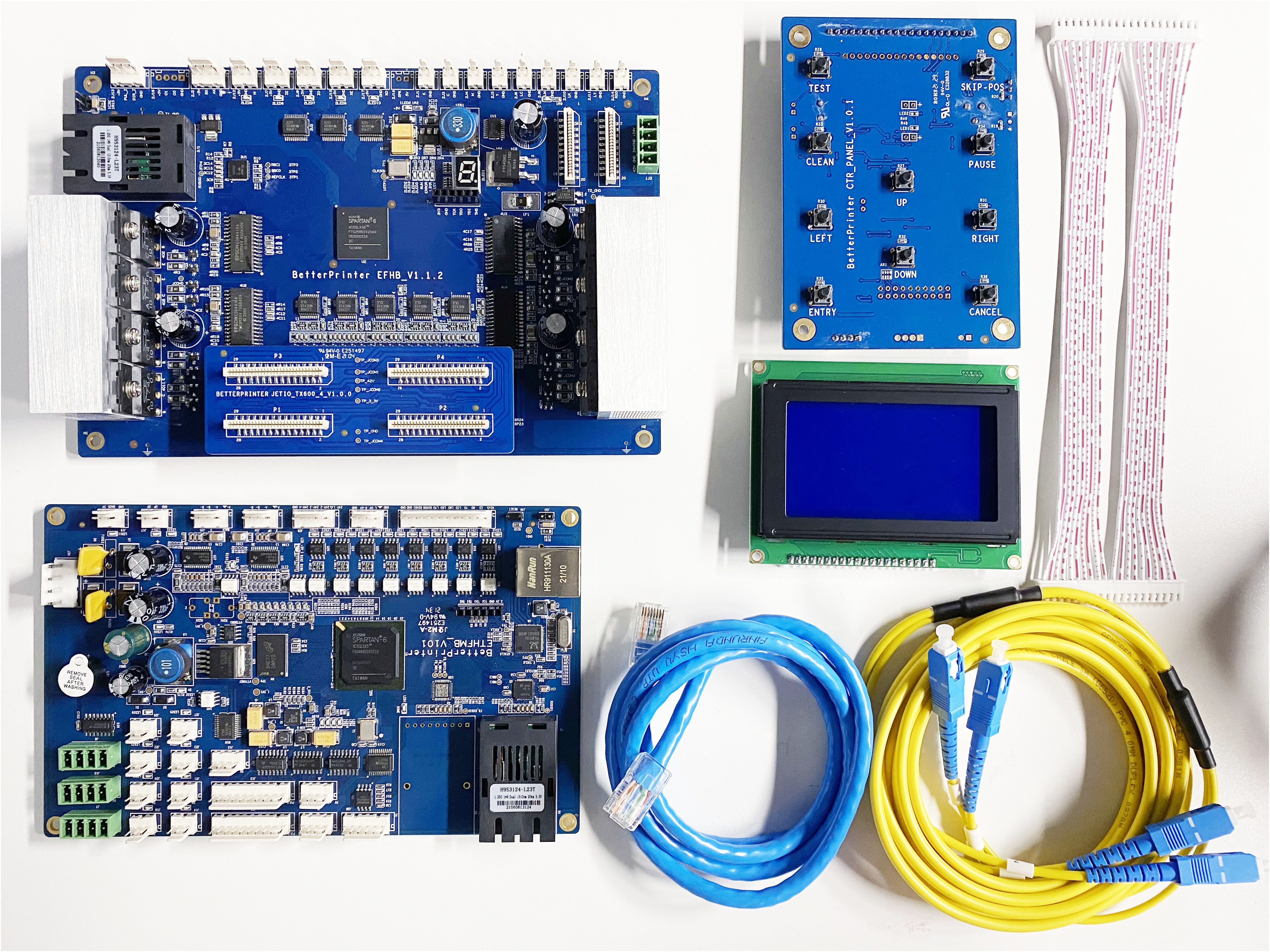 Better Printer TX600 Four Head Inkjet Printer Board For UV Flatbed ...