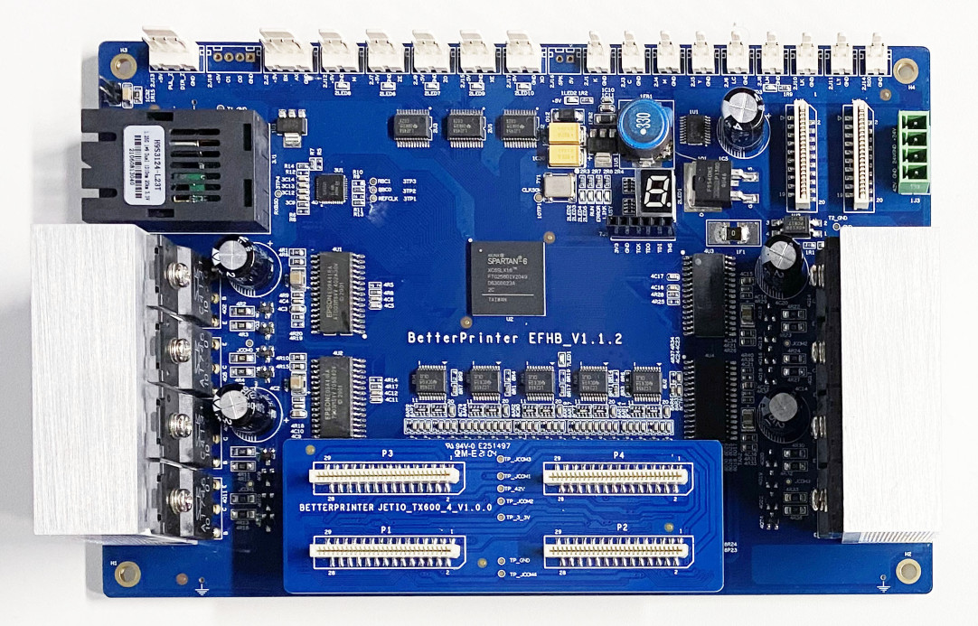 Better Printer TX600 Four Head Inkjet Printer Board For UV Flatbed ...