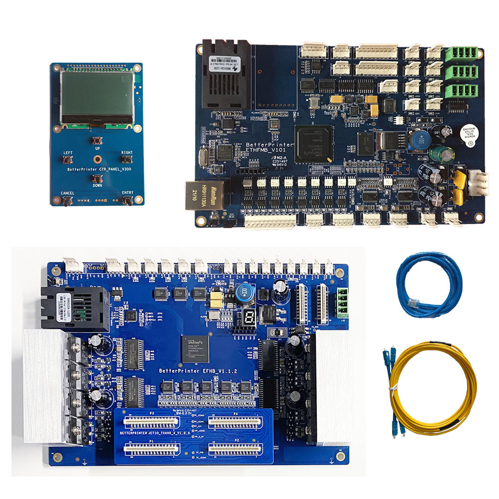 UV Flat Panel Textile Print Network Port Tx600 Four Head Printer Board ...