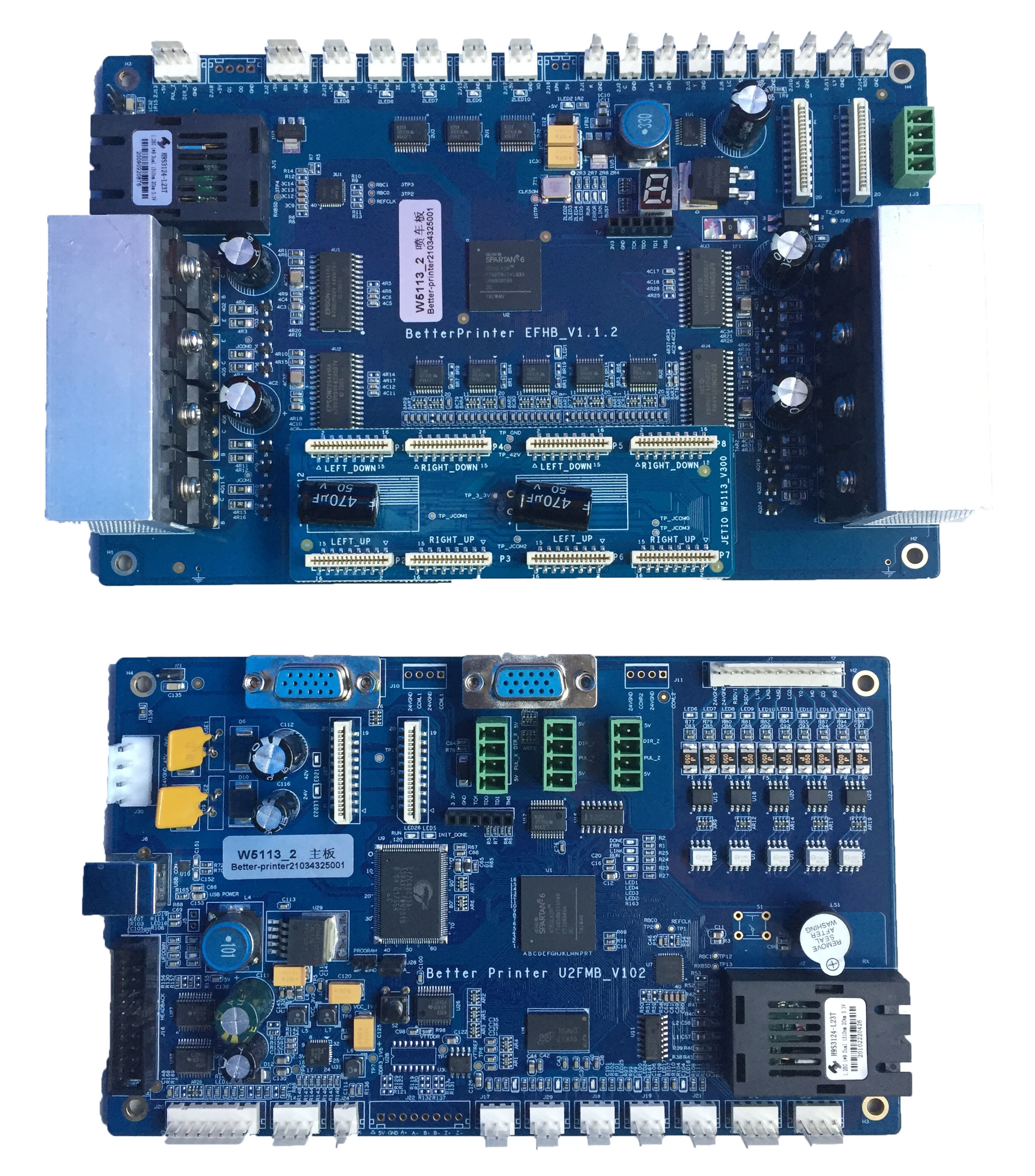 BetterPrinter 2 Head 4720 Printhead Board Inkjet Printer System W5113 ...