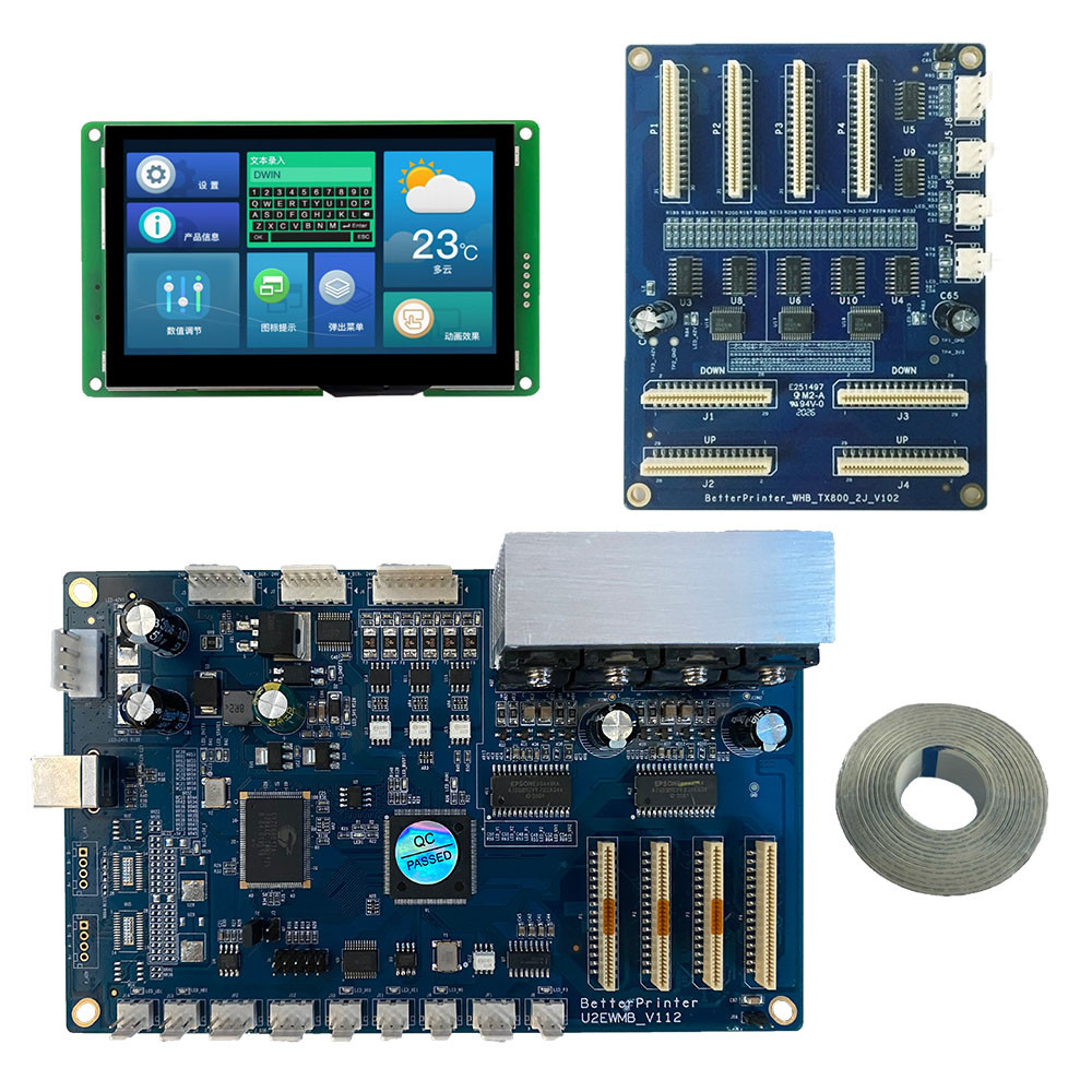 Inkjet Printer TX800 Board Carriage Board Main Board Kit For Small Flat ...