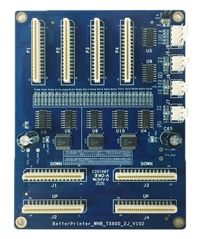 TX800 Print Board Set Crystal Label Printer Mainboard For UV Flat Panel ...