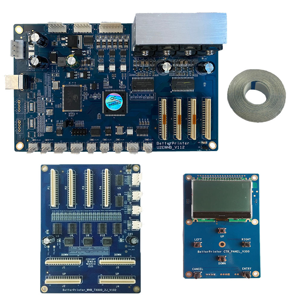 TX800 Print Board Set Crystal Label Printer Mainboard For UV Flat Panel ...