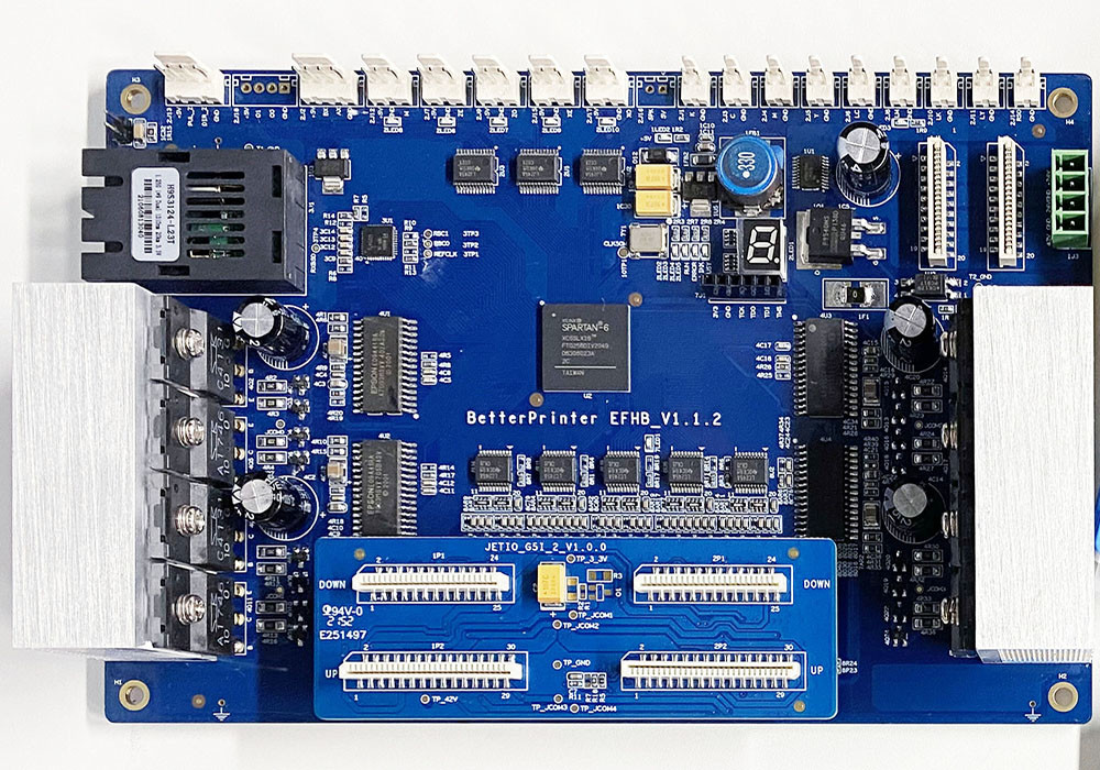G5I Ricoh double printhead control system for high drop printing ...