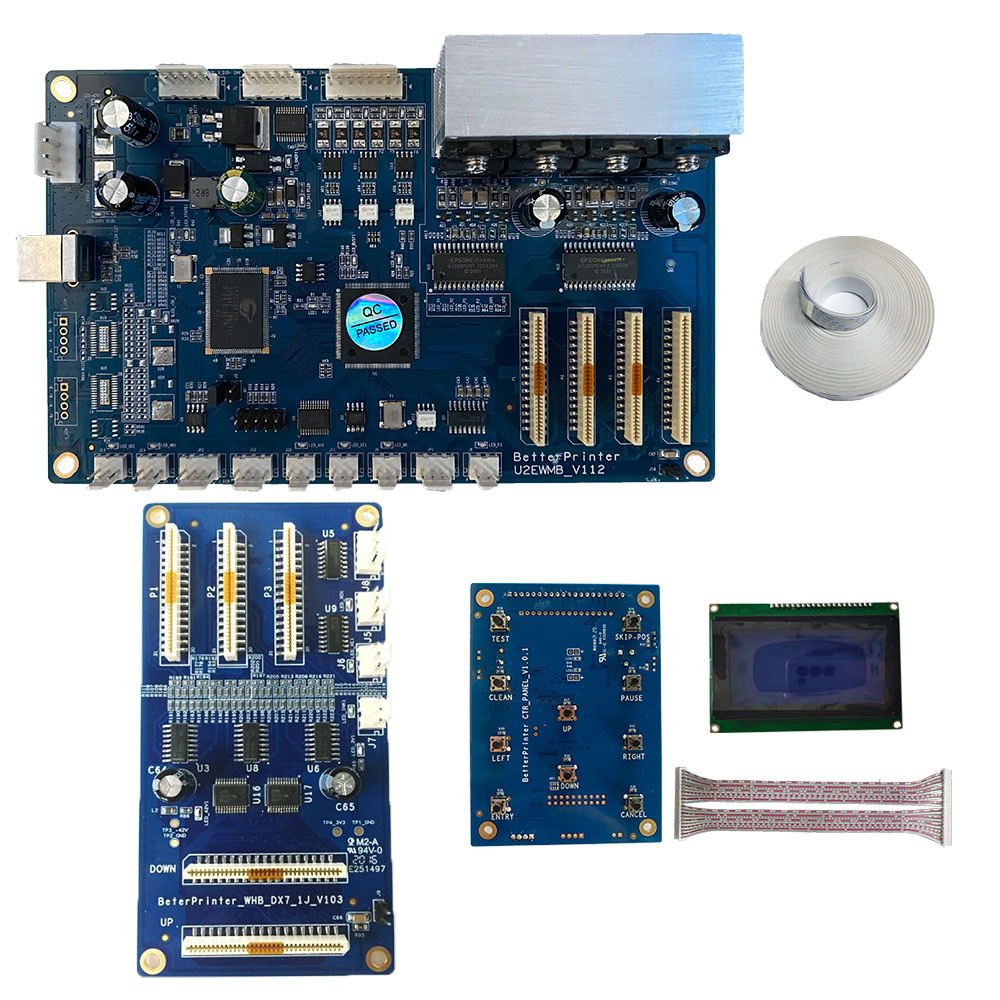 Photo Printer Board Kit Inkjet Printhead DX7 Single Head Eco Solvent ...