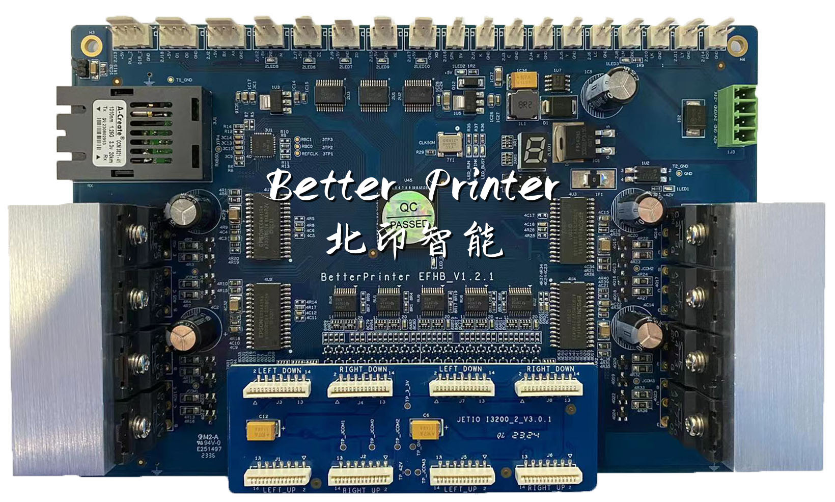 Inkjet I3200 Printer Board Kit For UV Solvent Printer Textile Thermal ...