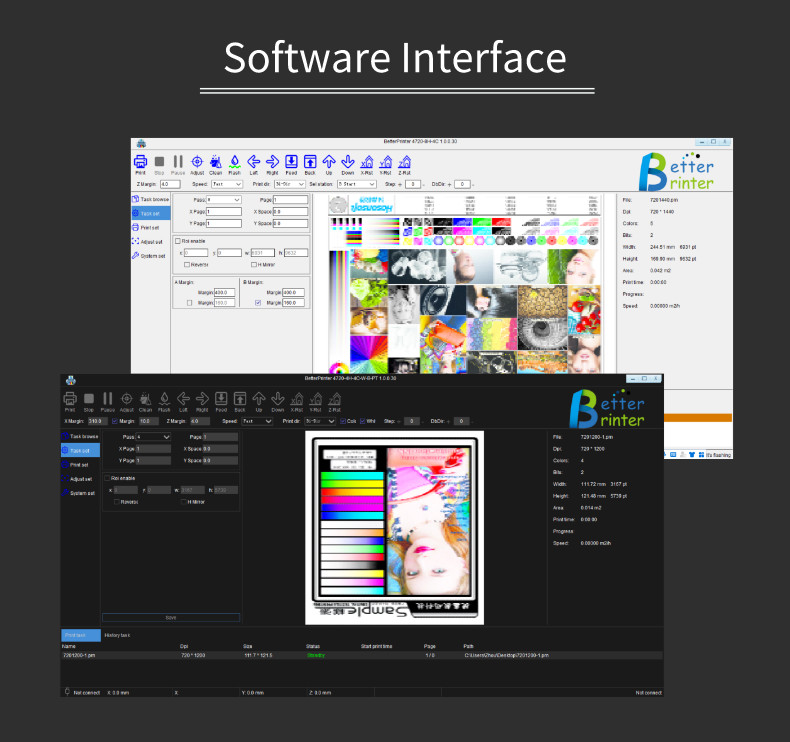 DTF Offset Hot Stamping Printer Board I1600 A3 Print Drying Powder ...
