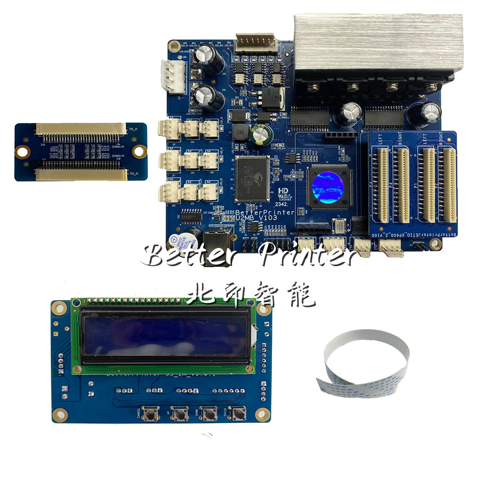 UV printer wall printing inkjet board XP600 inkjet printer system For ...