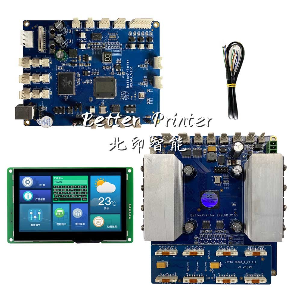 White Ink Hot Stamping Printer I3200 Inkjet Board Thermal Transfer ...