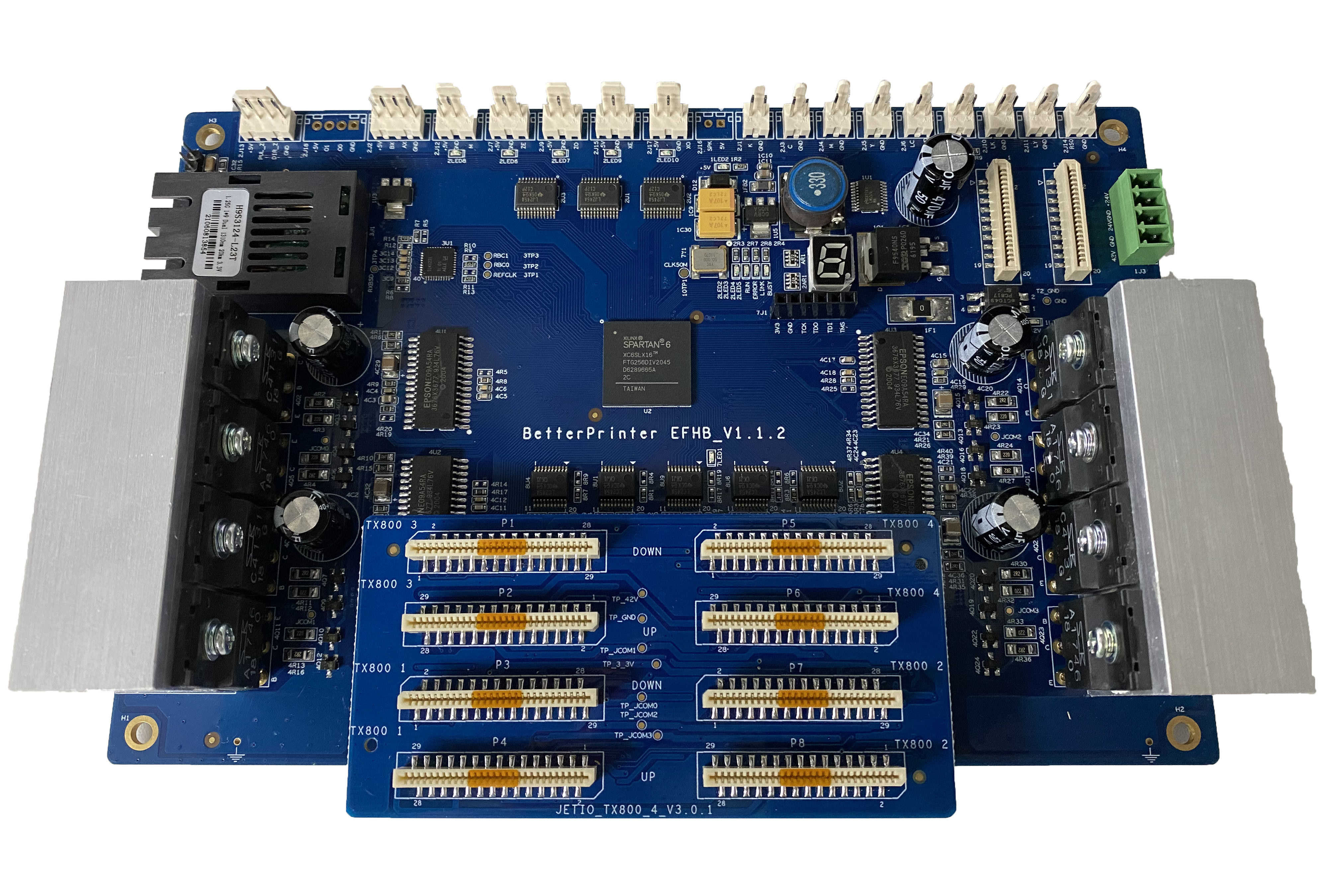 TX800 four head inkjet printer system network interface inkjet board ...