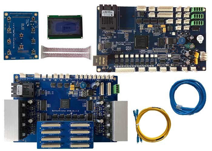 Gigabit network XP600 four head Better Printer inkjet print board ...