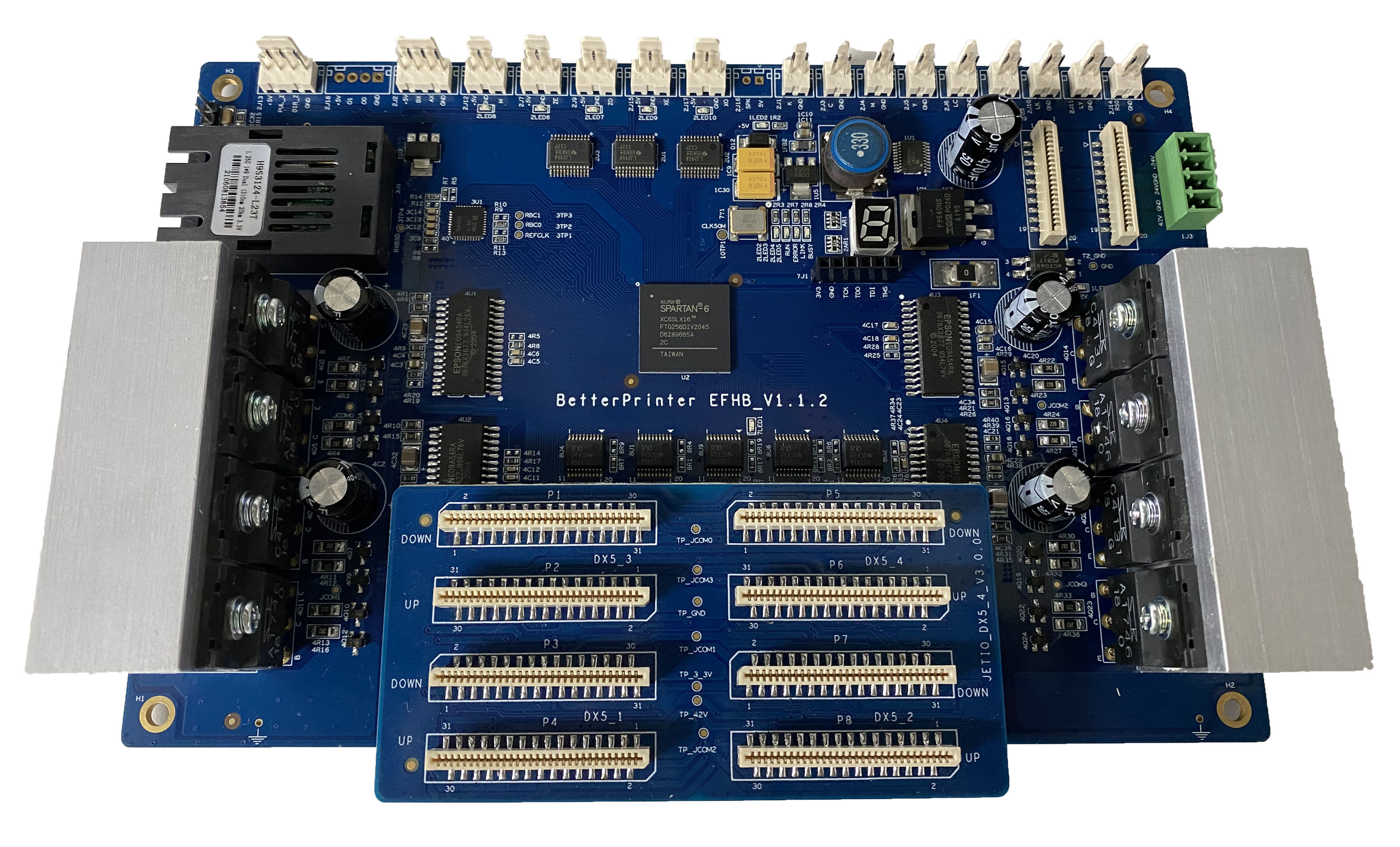 Gigabit network dx5 four head board inkjet printer system for UV ...