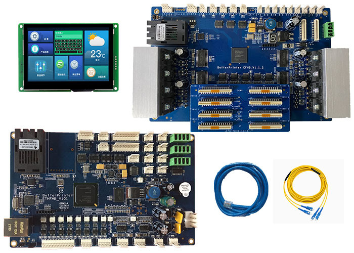 Inkjet printer control system Better Printer TX800 four head network ...