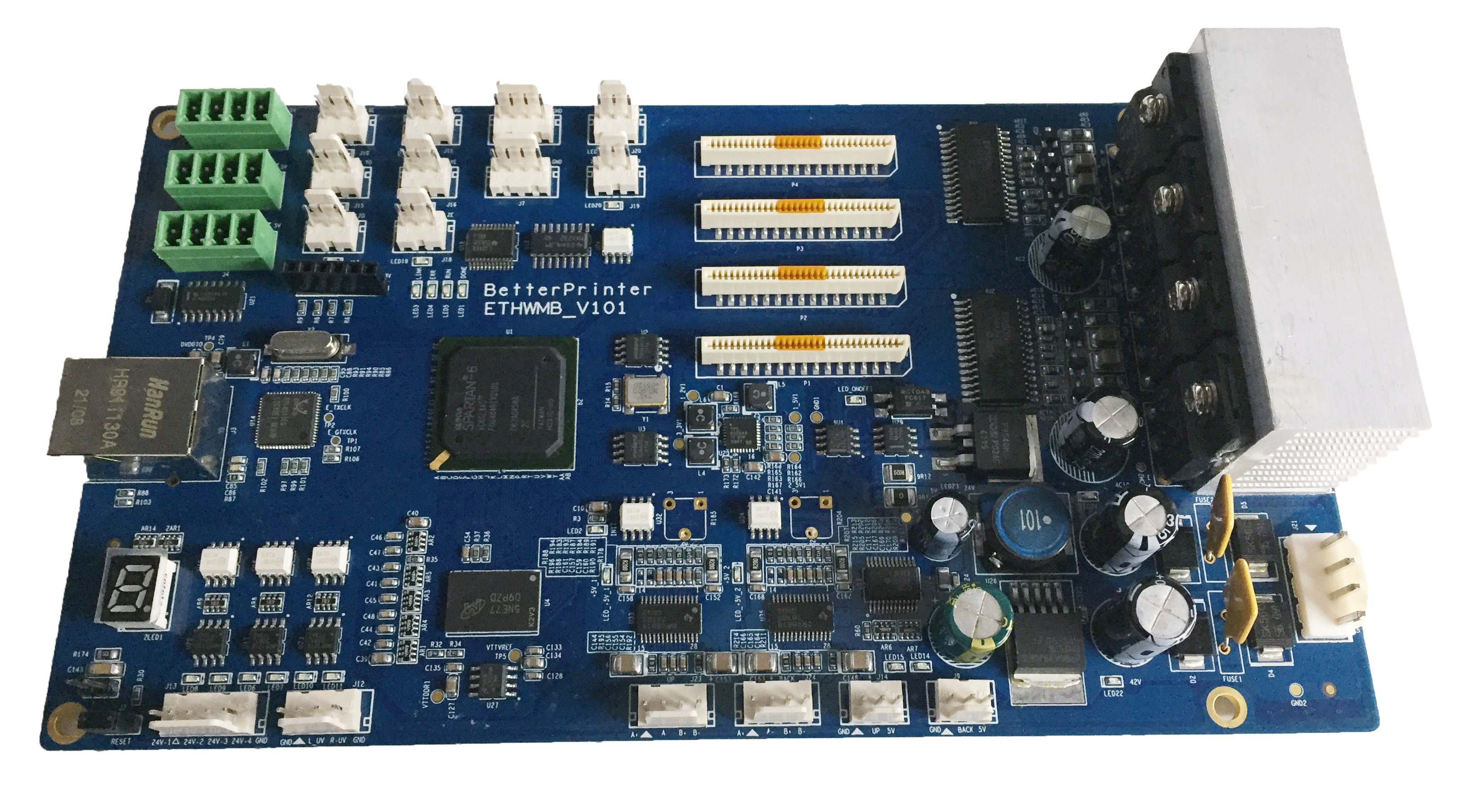 Network Interface Xp600 Single Head Inkjet Printer Board For UV Flatbed ...