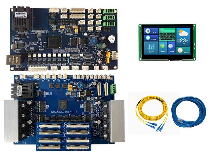 Gigabit Network Better Printer Inkjet Board For DX7 Four Head Textile ...